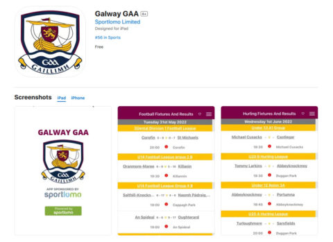 New Official Galway GAA App available - SportLoMo